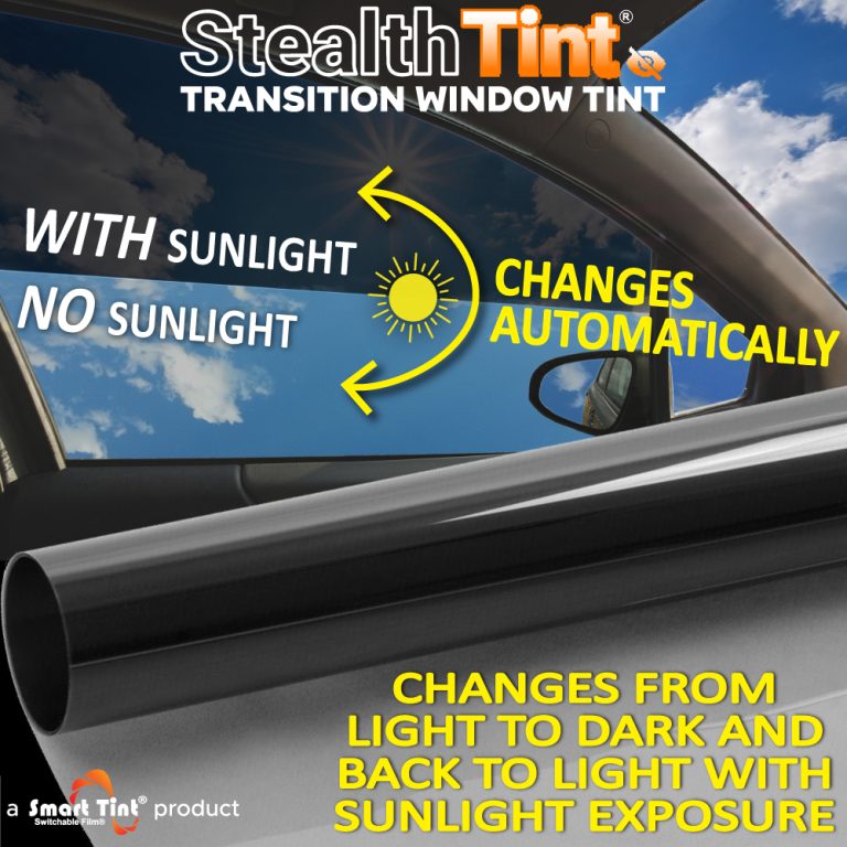Transition Window Tint | Stealth Tint™