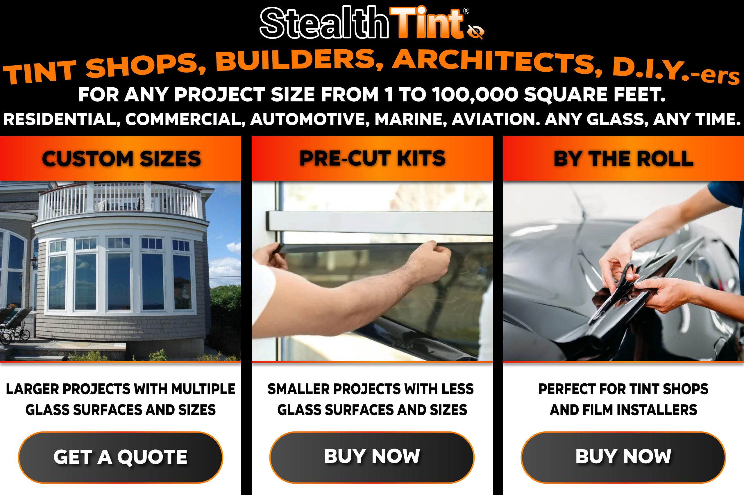 Transition Window Tint | Stealth Tint™